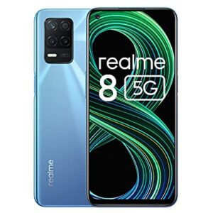 Realme 8 5G Dual SIM 64GB ROM + 4GB RAM (GSM Only | No CDMA) Factory Unlocked 5G/LTE Smartphone (Supersonic Blue)-International Version