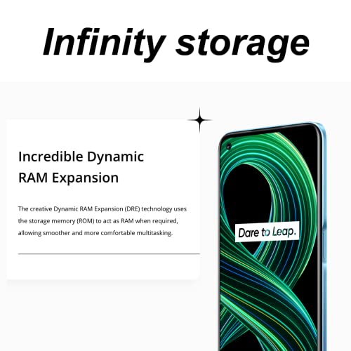 Realme 8 5G Dual SIM 64GB ROM + 4GB RAM (GSM Only | No CDMA) Factory Unlocked 5G/LTE Smartphone (Supersonic Blue)-International Version