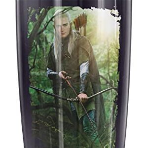 The Lord of The Rings Legolas Stainless Steel Tumbler 20 oz Coffee Travel Mug/Cup, Vacuum Insulated & Double Wall with Leakproof Sliding Lid | Great for Hot Drinks and Cold Beverages