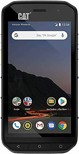 CAT PHONES S48c 32GB Rugged Waterproof (Sprint Unlocked) Smartphone - Black (Renewed)