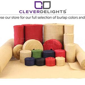 CleverDelights 36" Premium Burlap Roll - 25 Yards - Finished Edges - Tight Weave Natural Jute Burlap Fabric