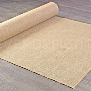 CleverDelights 36" Premium Burlap Roll - 25 Yards - Finished Edges - Tight Weave Natural Jute Burlap Fabric