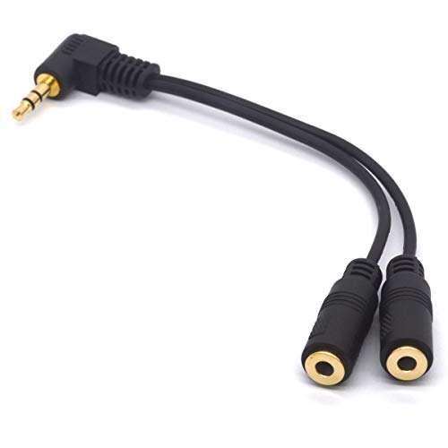 PIIHUSW 3.5mm Headphone Splitter Cable, 3.5 mm Male to Dual Female Headset Adapter Cord for Phones, Speakers, Tablets, PCs, MP3 Players