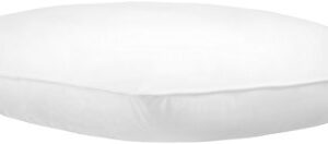 Amazon Basics Hypoallergenic Quilted Mattress Topper Pad Cover - 18 Inch Deep, King & Basics Down Alternative Bed Pillows for Stomach and Back Sleepers - 2-Pack, Soft Density, King