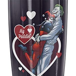 Logovision Harley Quinn My Puddin' Stainless Steel Tumbler 20 oz Coffee Travel Mug/Cup, Vacuum Insulated & Double Wall with Leakproof Sliding Lid | Great for Hot Drinks and Cold Beverages