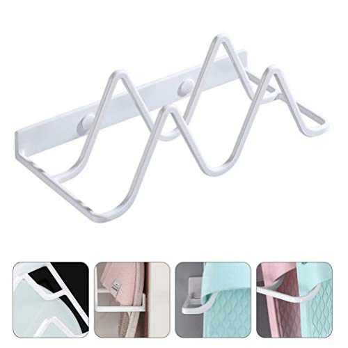 DOITOOL Wall Mounted Shoe Rack Slipper Organizer Shoes Holder Slippers Rack Shelf for Door Bathroom Showeroom Shoe Storage