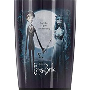 Logovision Corpse Bride Bride Poster Stainless Steel Tumbler 20 oz Coffee Travel Mug/Cup, Vacuum Insulated & Double Wall with Leakproof Sliding Lid | Great for Hot Drinks and Cold Beverages