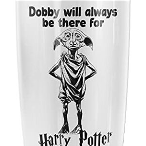 Harry Potter Dobby Will Always Be There Stainless Steel Tumbler 20 oz Coffee Travel Mug/Cup, Vacuum Insulated & Double Wall with Leakproof Sliding Lid | Great for Hot Drinks and Cold Beverages