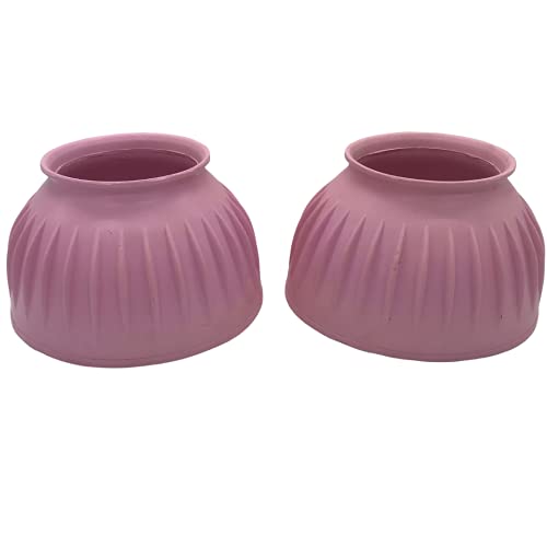 Couvre: Pair of Horse Hoof Protector European Style Baby Pink Color. (M)