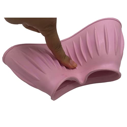 Couvre: Pair of Horse Hoof Protector European Style Baby Pink Color. (M)