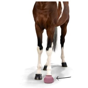 Couvre: Pair of Horse Hoof Protector European Style Baby Pink Color. (M)