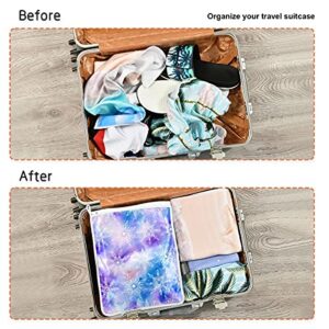 Winter Decorative Snowflakes Laundry Mesh Bag Delicates Lingerie Laundry Wash Bag Heavy Duty with Zipper Laundry Net Bags for Apartment Dorm Family Laundromat