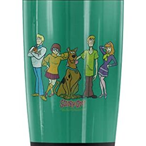 Logovision Scooby-Doo Scooby Gang Stainless Steel Tumbler 20 oz Coffee Travel Mug/Cup, Vacuum Insulated & Double Wall with Leakproof Sliding Lid | Great for Hot Drinks and Cold Beverages