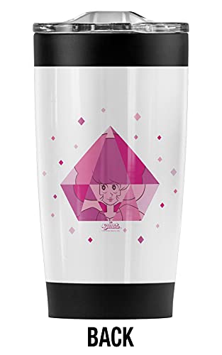 Logovision Steven Universe Pink In Diamond Stainless Steel Tumbler 20 oz Coffee Travel Mug/Cup, Vacuum Insulated & Double Wall with Leakproof Sliding Lid | Great for Hot Drinks and Cold Beverages