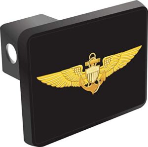 u.s. navy pilot wings hitch cover