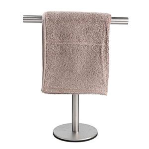 Bathroom Hand Towel Holder Stand，T-Shape Hand Towel Holder Stand SUS304 Stainless Steel for Bathroom，Kitchen or Vanity Countertop