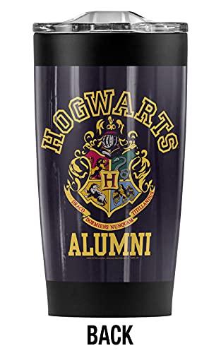 Logovision Harry Potter Alumni Crest Stainless Steel Tumbler 20 oz Coffee Travel Mug/Cup, Vacuum Insulated & Double Wall with Leakproof Sliding Lid | Great for Hot Drinks and Cold Beverages