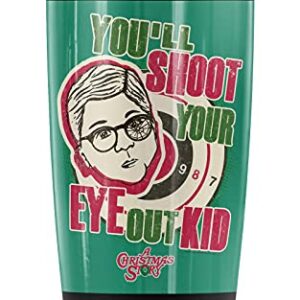 Logovision A Christmas Story Out Kid Stainless Steel Tumbler 20 oz Coffee Travel Mug/Cup, Vacuum Insulated & Double Wall with Leakproof Sliding Lid | Great for Hot Drinks and Cold Beverages