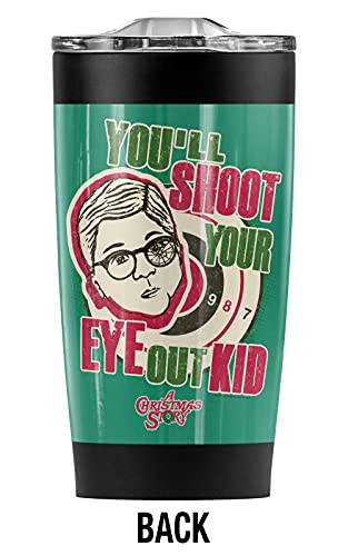 Logovision A Christmas Story Out Kid Stainless Steel Tumbler 20 oz Coffee Travel Mug/Cup, Vacuum Insulated & Double Wall with Leakproof Sliding Lid | Great for Hot Drinks and Cold Beverages