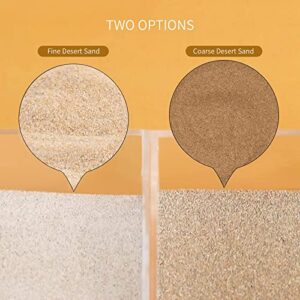 BUCATSTATE Hamster Bath Sand Dust Free, 5.5lb/2.5kg Desert Sand Bath or Potty Litter Sand for Chinchillas Gerbil Mice Degu Reptiles and Other Small Animals