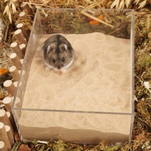 BUCATSTATE Hamster Bath Sand Dust Free, 5.5lb/2.5kg Desert Sand Bath or Potty Litter Sand for Chinchillas Gerbil Mice Degu Reptiles and Other Small Animals