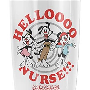 Logovision Animaniacs Hello Nurse Stainless Steel Tumbler 20 oz Coffee Travel Mug/Cup, Vacuum Insulated & Double Wall with Leakproof Sliding Lid | Great for Hot Drinks and Cold Beverages