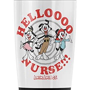 Logovision Animaniacs Hello Nurse Stainless Steel Tumbler 20 oz Coffee Travel Mug/Cup, Vacuum Insulated & Double Wall with Leakproof Sliding Lid | Great for Hot Drinks and Cold Beverages