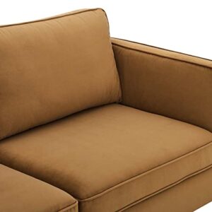 Modway Kaiya Sofas, Cognac