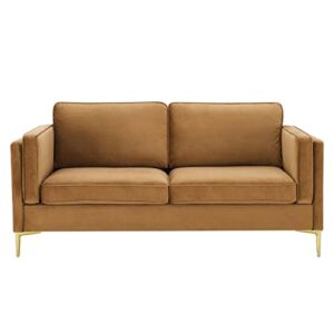 Modway Kaiya Sofas, Cognac