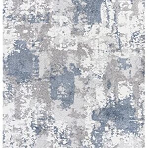 SAFAVIEH Century Collection 10' x 14' Grey/Blue CTY339F Modern Abstract Non-Shedding Living Room Dining Bedroom Area Rug