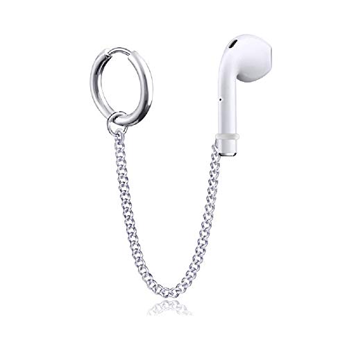 1 Pair (Need Ear Hole) Anti Lost Earring Strap Bluetooth Earphone Holders Accessories Unisex Anti-lost Earring Clip For AirPods Pro Earhooks-Style 6#