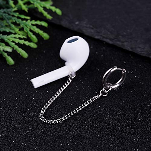 1 Pair (Need Ear Hole) Anti Lost Earring Strap Bluetooth Earphone Holders Accessories Unisex Anti-lost Earring Clip For AirPods Pro Earhooks-Style 6#