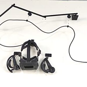 Premium Pro Version VR Walking Cable Management System Free Rotating Bracket - Improved Comfortability - Designed by VR Gamer for VR Gamer-Drill Required- Watch Install Guide First