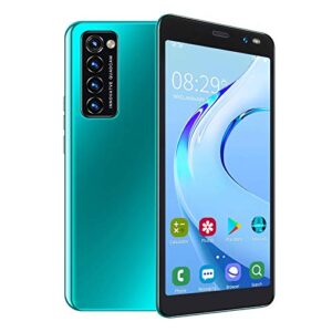 hilitand 5.45 inch smartphone, hd full screen unlocked cell phones, for android 4.4.2 face fingerprint smart phone, 512mb/4gb, hd camera mobil phone, 1500mah battery, 128gb extension (green)