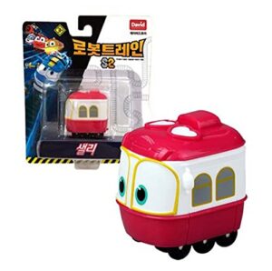 robot trains season 2 korean animation character die-casting train selly 2" action figure toy, ages 3 and up