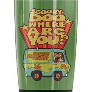 Scooby-Doo Where Are You Mystery Machine Stainless Steel Tumbler 20 oz Coffee Travel Mug/Cup, Vacuum Insulated & Double Wall with Leakproof Sliding Lid | Great for Hot Drinks and Cold Beverages