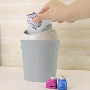 Trash Can Home Desktop Mini Covered Trash Garbage Can Storage Box Organizer Waste Bin