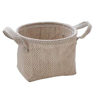 wszjj cloth flowerpot storage basket cotton linen blended desktop storage box kids toys sundries organizer laundry basket