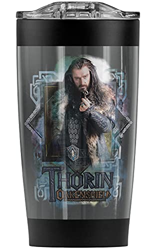 Logovision The Hobbit Thorin Oakenshield Key Stainless Steel Tumbler 20 oz Coffee Travel Mug/Cup, Vacuum Insulated & Double Wall with Leakproof Sliding Lid | Great for Hot Drinks and Cold Beverages