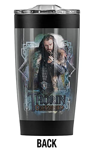 Logovision The Hobbit Thorin Oakenshield Key Stainless Steel Tumbler 20 oz Coffee Travel Mug/Cup, Vacuum Insulated & Double Wall with Leakproof Sliding Lid | Great for Hot Drinks and Cold Beverages