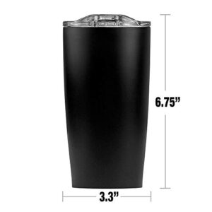 Logovision The Dark Knight Joker Stainless Steel Tumbler 20 oz Coffee Travel Mug/Cup, Vacuum Insulated & Double Wall with Leakproof Sliding Lid | Great for Hot Drinks and Cold Beverages