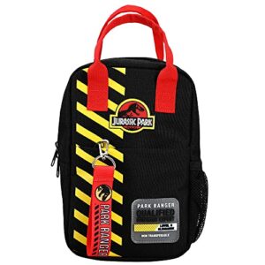 jurassic park top handle 9" insulated lunch bag