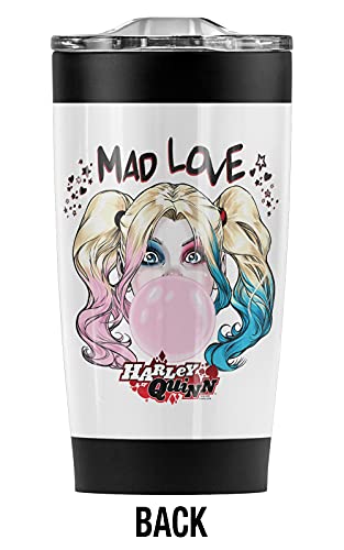 Harley Quinn Mad Love Stainless Steel Tumbler 20 oz Coffee Travel Mug/Cup, Vacuum Insulated & Double Wall with Leakproof Sliding Lid | Great for Hot Drinks and Cold Beverages