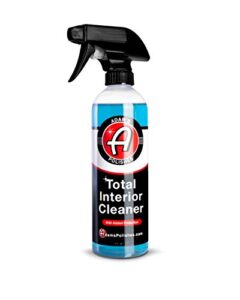 adam’s total interior cleaner & protectant (16oz) - car interior quick detailer & sio2 protection - ceramic infused uv protection, anti-static, oem finish - for leather, vinyl, plastics, glass & more