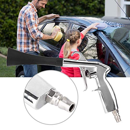 Akozon Cleaning Gun High Pressure Car Interior Spraying Washing Gun Cleaning Gun Car Automobile Air Pulse Car Wash Tools Auto Parts for car Cleaning Gun Tool car Cleaning air Gun(Trumpet Head)