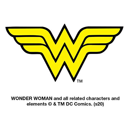 Logovision Wonder Woman Vintage Emblem Stainless Steel Tumbler 20 oz Coffee Travel Mug/Cup, Vacuum Insulated & Double Wall with Leakproof Sliding Lid | Great for Hot Drinks and Cold Beverages