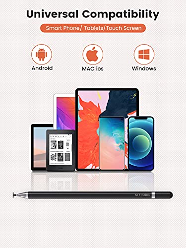 【High Sensitivity & Fine Point】Stylus Pen for iPad【Drawing & Writing Friendly】【Universal Capacitive】for iPhone/iPad/Android and Other Touch Screens