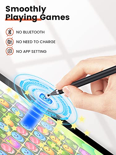 【High Sensitivity & Fine Point】Stylus Pen for iPad【Drawing & Writing Friendly】【Universal Capacitive】for iPhone/iPad/Android and Other Touch Screens