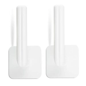 noweod universal wall hook, self-adhesive hook, multi-purpose hooks (2 pack) white