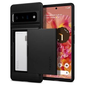 spigen slim armor cs designed for google pixel 6 pro case (2021) - black